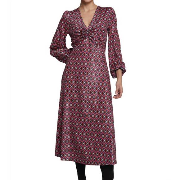 Vilagallo | Dresses | New Vilagallo Carolina Dress In Black Oval Geo ...